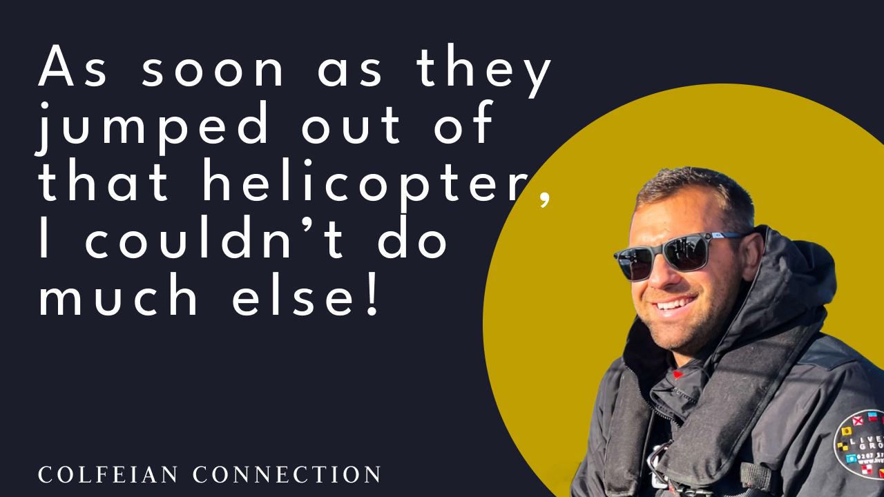 As soon as they jumped out of that helicopter, I couldn’t do much else ...